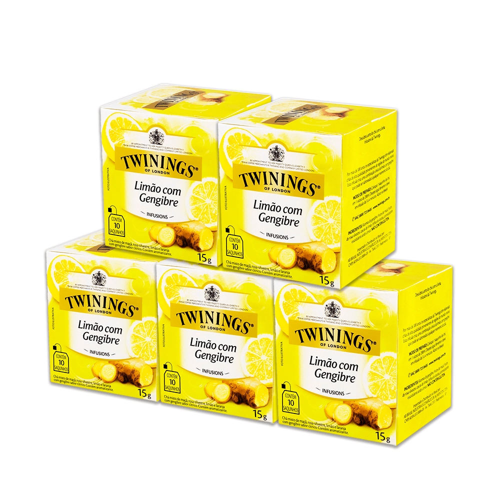 Kit Chá Twinings Lemon & Ginger